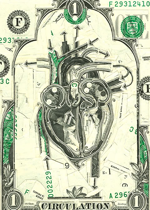 “Show Me the Money” Currency Art by Mark Wagner – ArtStormer