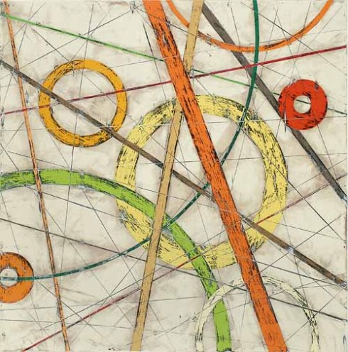 “Hoopnotica” Paintings by Rusty Wolfe – ArtStormer