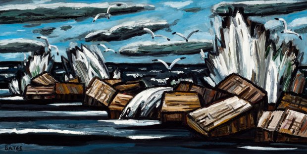 “TOPSIDER” The Incomparable Work of David Bates – ArtStormer