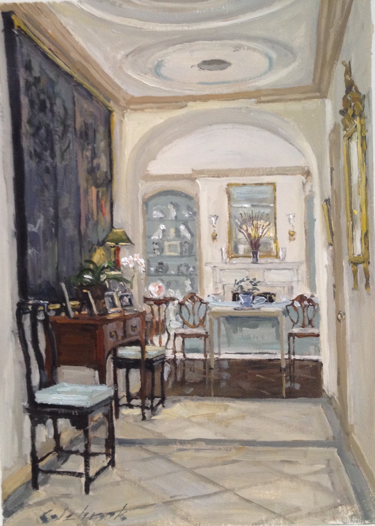 “Housescapes” Opulent Paintings by Theodore Colebrook – ArtStormer