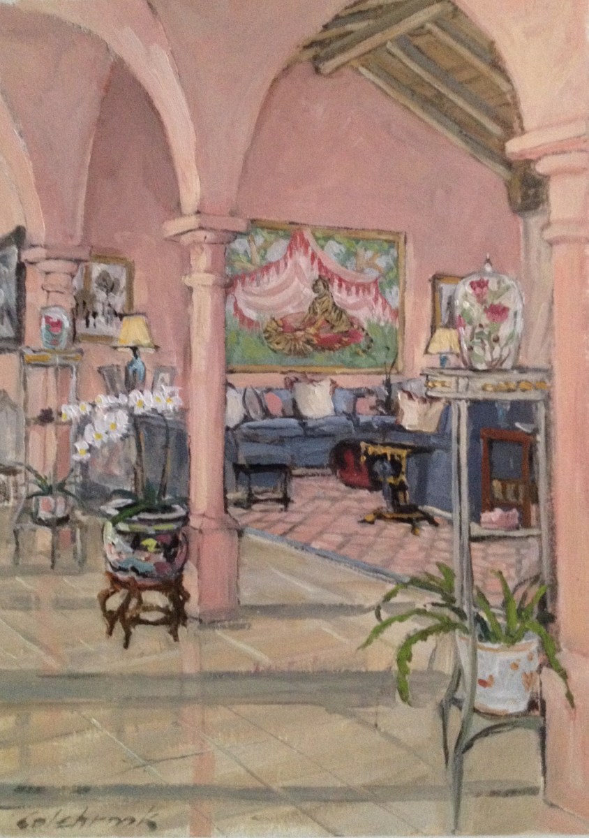 “Housescapes” Opulent Paintings by Theodore Colebrook – ArtStormer